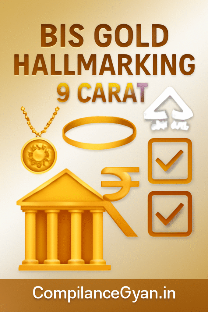 BIS 9 Carat Gold Hallmarking 2025